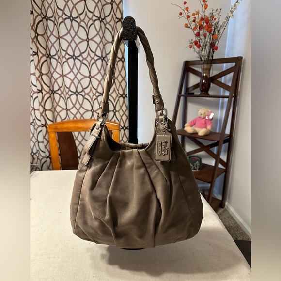 Coach | Bags | Coach Leather Shoulderhobo Bag With 2 Hang Tags | Poshmark